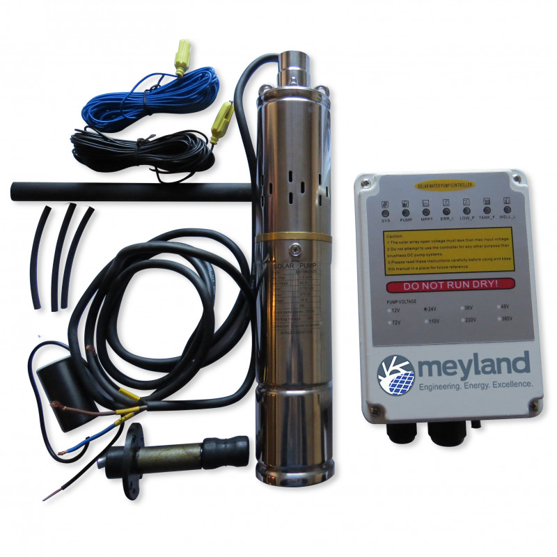 DIY Solar panel borehole pump kit